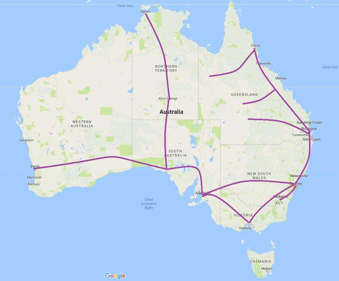 What is the best way to travel around Australia? - One and Half backpacks